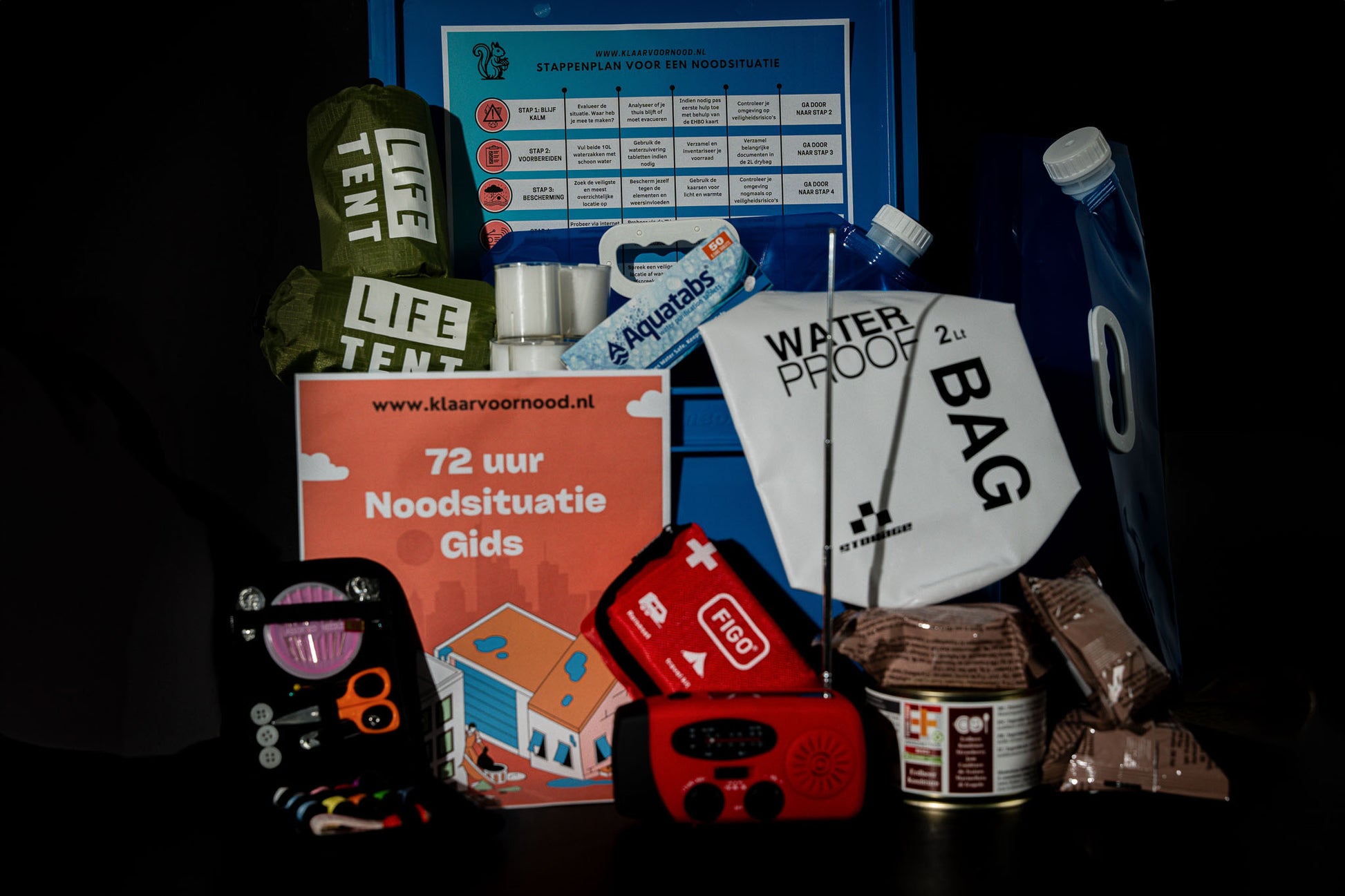 Klaar voor nood - 72 uur noodpakket